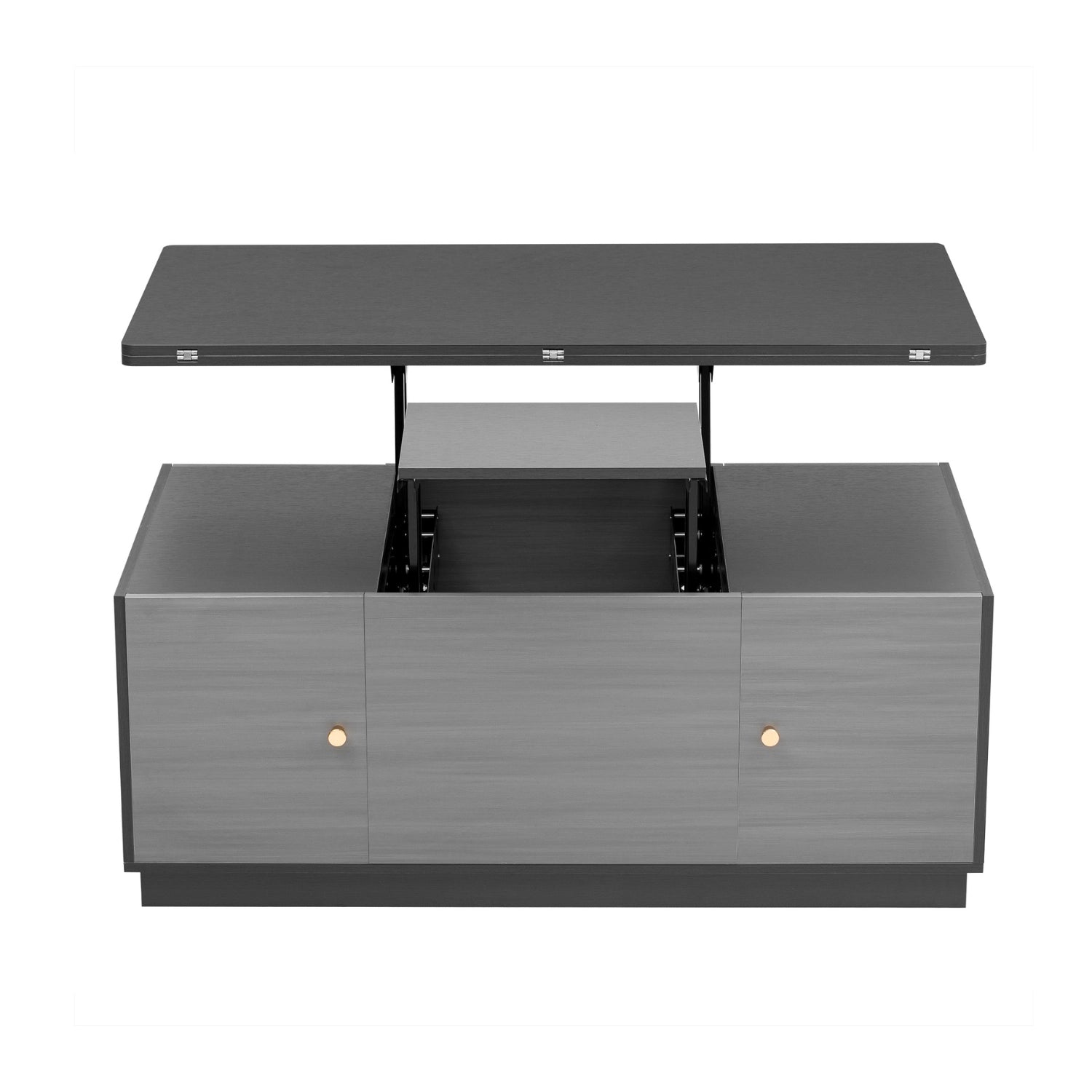 47 Inch Modern Lift Top Coffee Table with Storage – Double Extendable – CharmyDecor