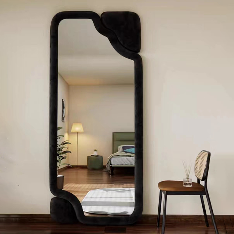 Modern Freestanding Glass Vanity Full-Body Mirror - CharmyDecor