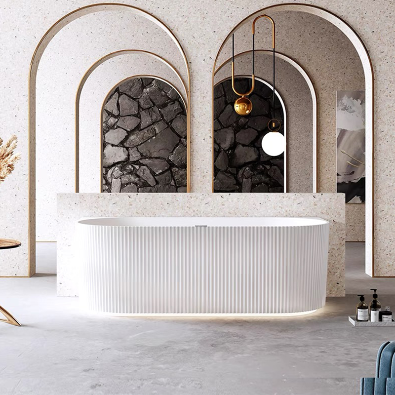 Modern Freestanding Transparent Bathtub in 5 Colors – CharmyDecor