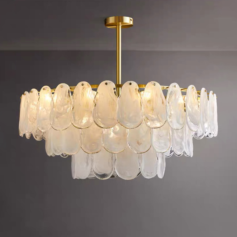 Adjustable Multi-Tier Cloud Glass Pendant Light Fixture – CharmyDecor