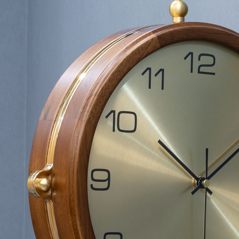 Modern Double-Sided Hanging Wall Clock - CharmyDecor