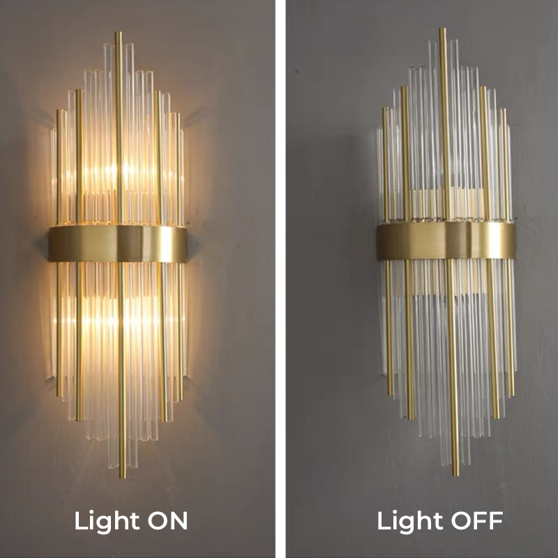Minimalist Glass Stick LED Wall Light - CharmyDecor