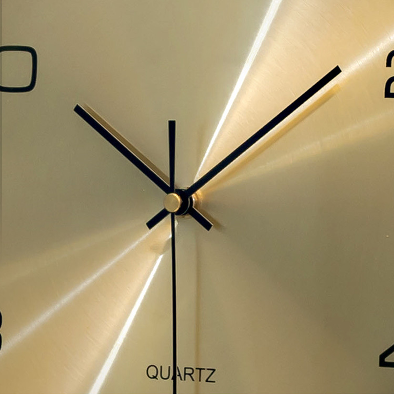 Contemporary Minimalist Double-Sided Wall Clock – CharmyDecor