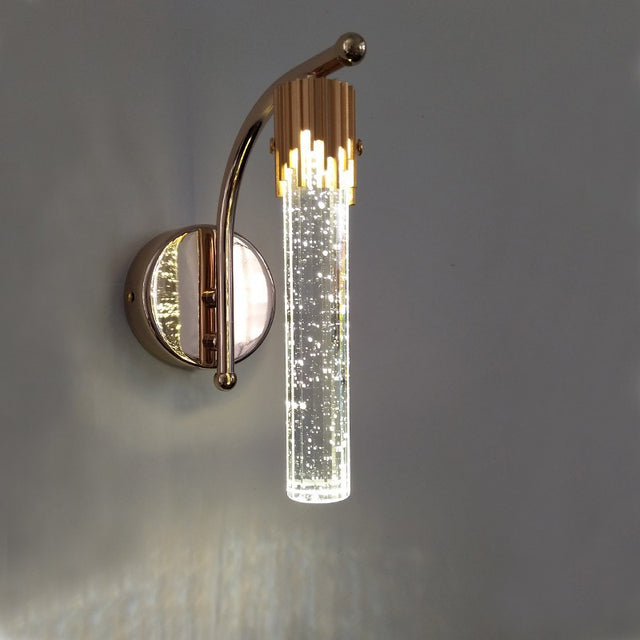 LED Water Bubble Glass Crystal Sconce Light - Modern Design – CharmyDecor