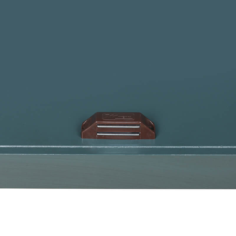 31.5" Dark Green Rattan Cabinet with Semicircle Doors – CharmyDecor