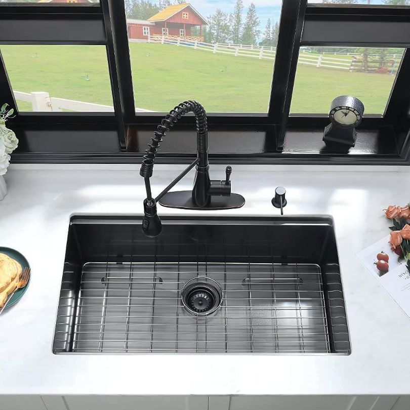 High-pressure Drop-in Kitchen Sink- CharmyDecor