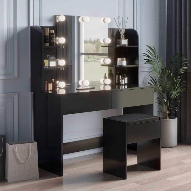 Modern Floating Makeup Vanity - CharmyDecor