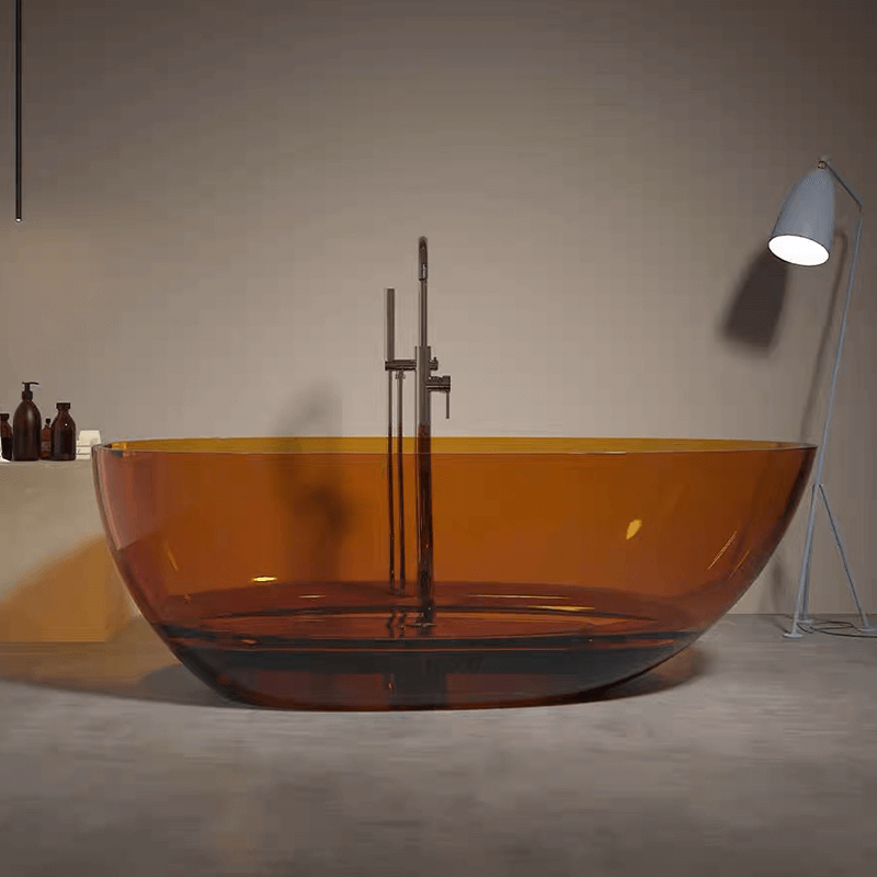 Freestanding Transparent Bathtub Available in Five Colors – CharmyDecor