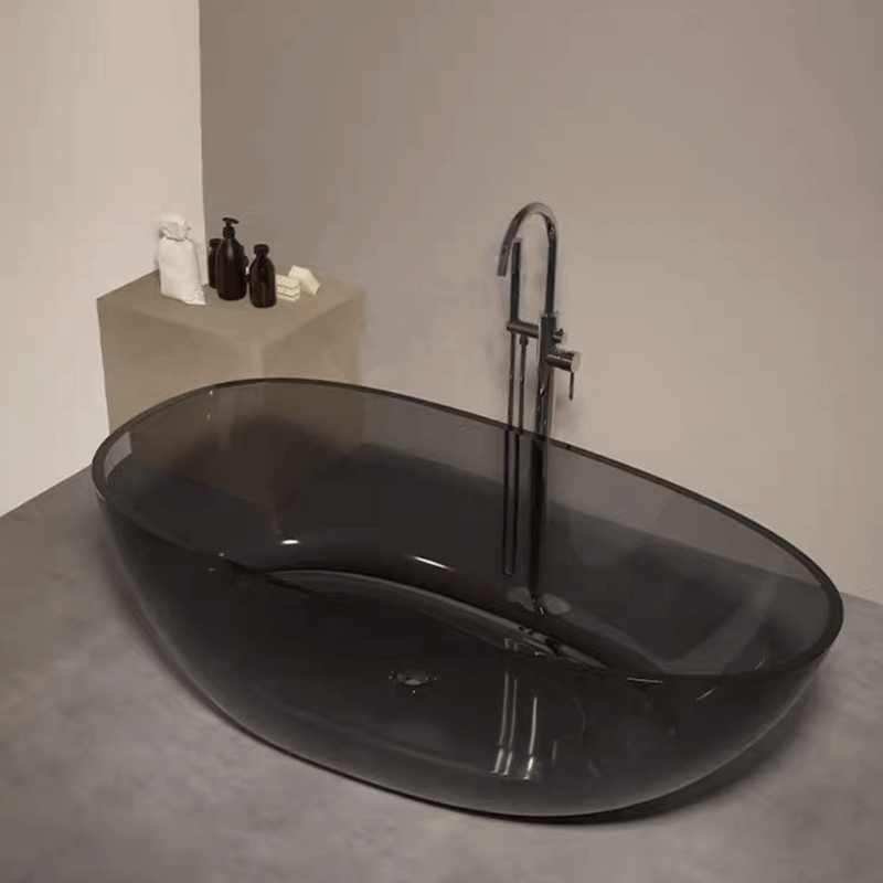 Freestanding Transparent Bathtub Available in Five Colors – CharmyDecor