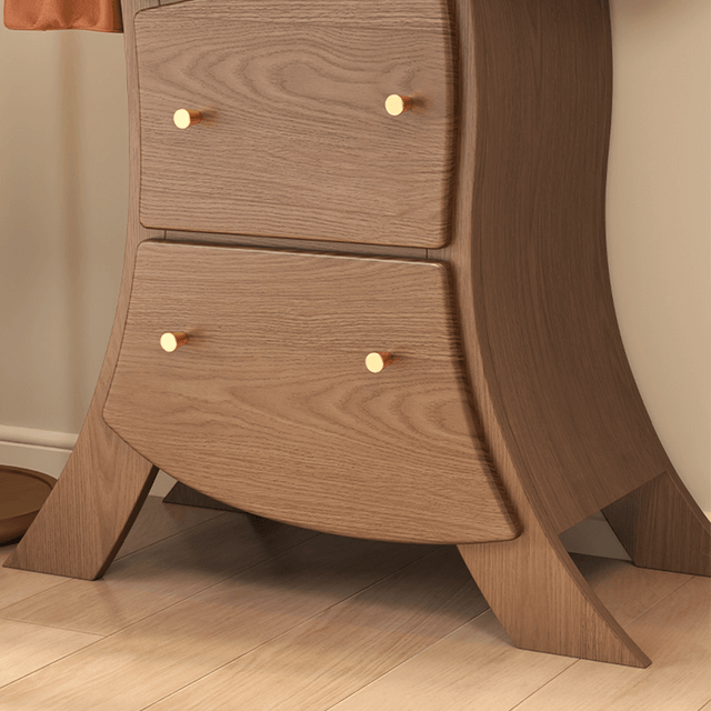 Modern Akimbo Robot Solid Wood Cabinet - Sleek Design – CharmyDecor