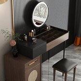 Eva Dressing Table with LED Mirror - Vanity with LED Mirror - CharmyDecor