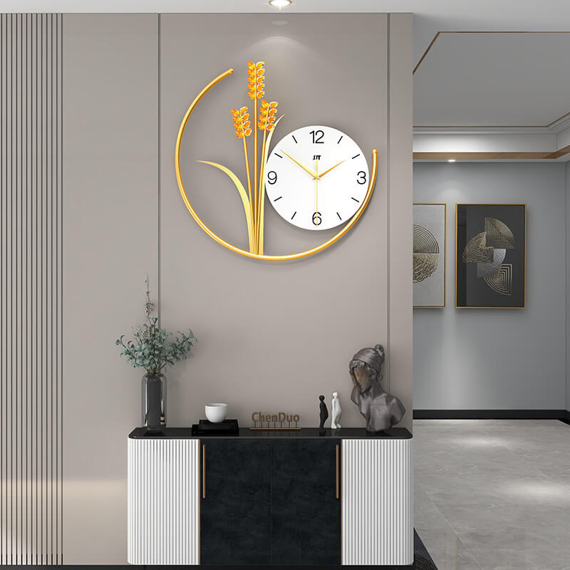 Stylish Barley Horologe Modern Wall Clock Design – CharmyDecor