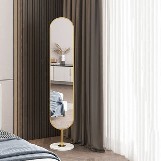 Freestanding Glass Vanity Mirror: Modern Full-Body Design – CharmyDecor