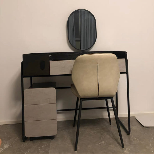 Modern Makeup Desk with Drawers – CharmyDecor