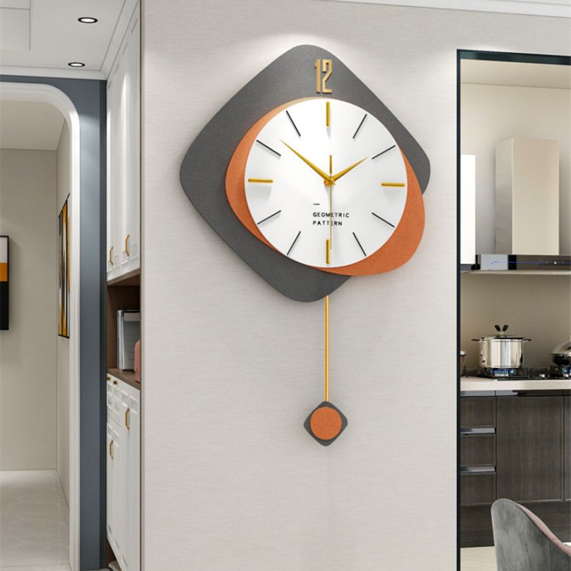 Nordic Aesthetic Minimalist Silent Wall Clock – CharmyDecor