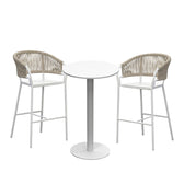 Rattan High Bar Table and Chair Set- CharmyDecor