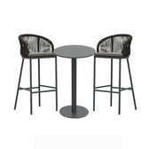 Rattan High Bar Table and Chair Set- CharmyDecor