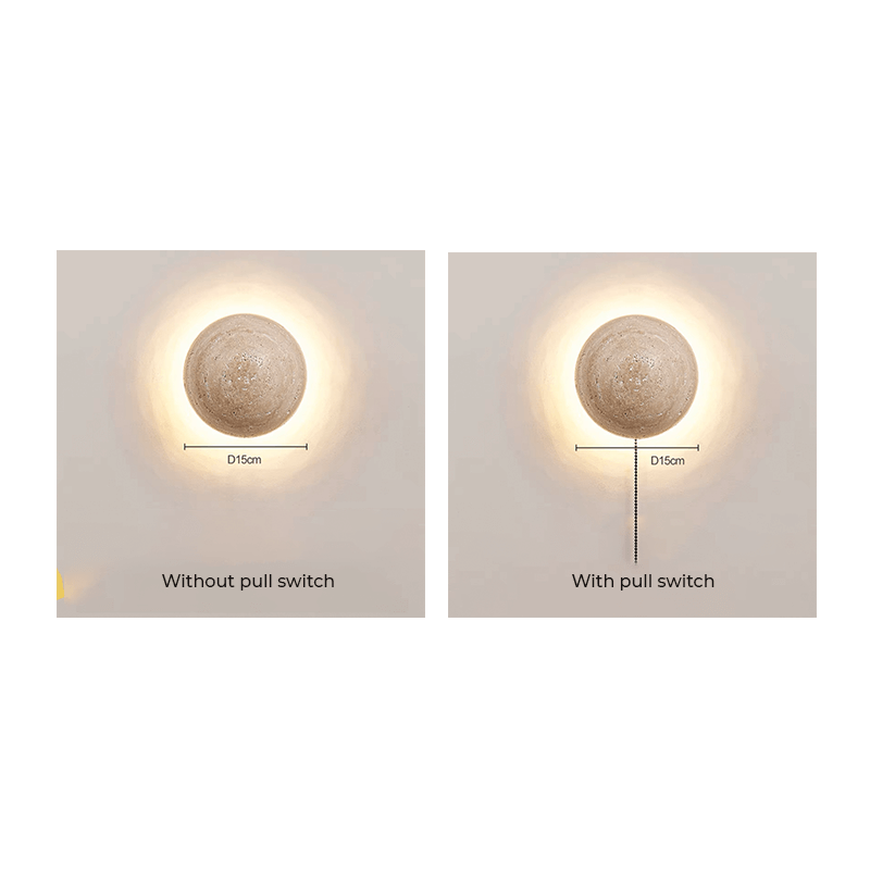 LED Lamp: Semi-Circular Yellow Cave Stone Design – CharmyDecor