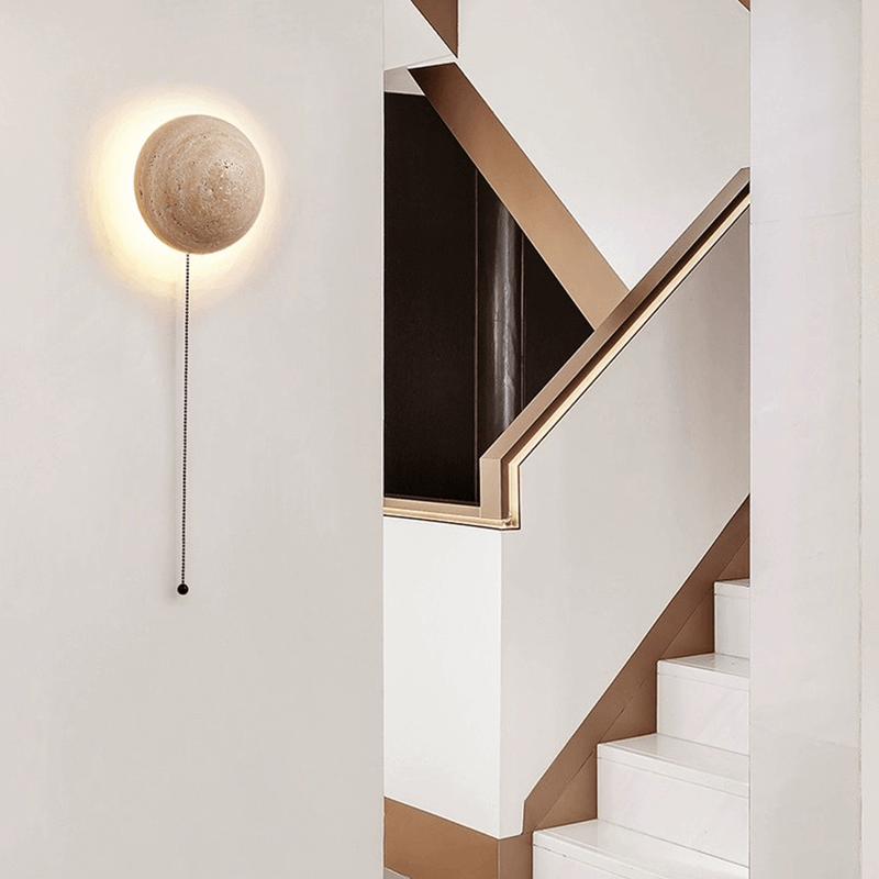 LED Lamp: Semi-Circular Yellow Cave Stone Design – CharmyDecor