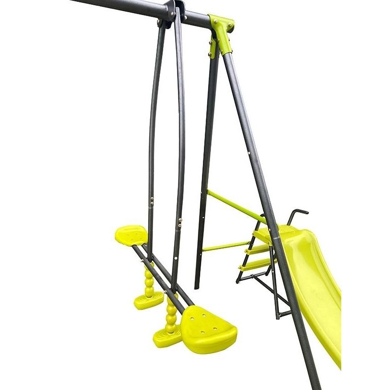 152 Inch Outdoor A-Frame Swing Set- CharmyDecor