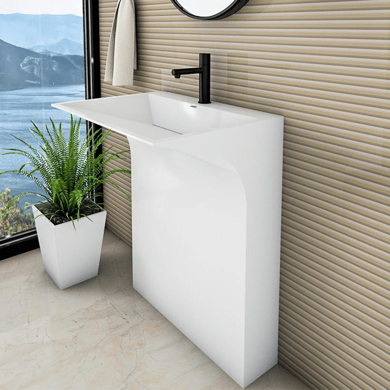 Scallop Shell-Shaped Decorative Bathroom Sink – CharmyDecor