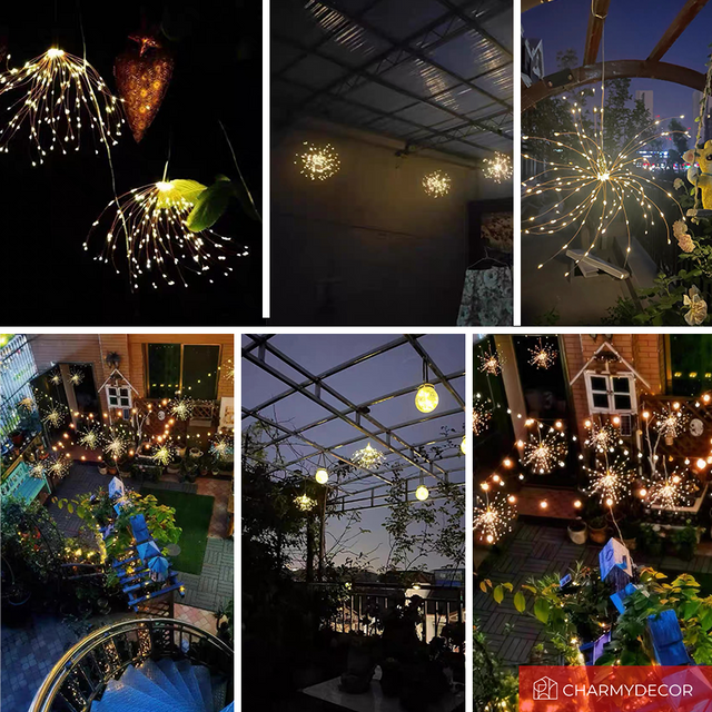 Plastic Firework LED Fairy String Lamp - CharmyDecor