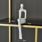 Abstract Sitting Resin Figurine sculpture- CharmyDecor
