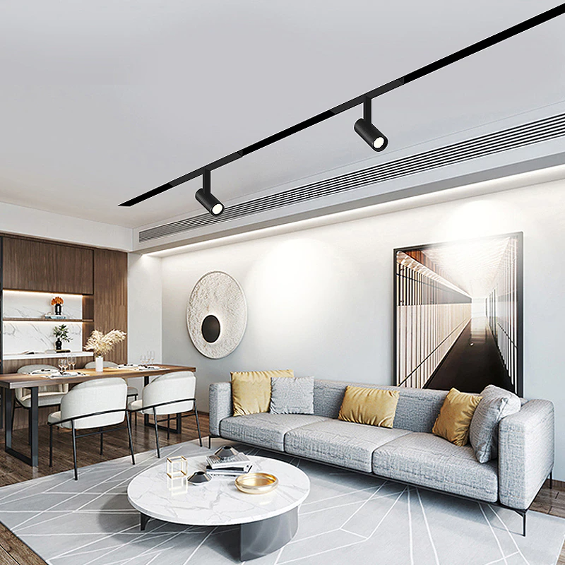 Magnetic Linear LED Track Light Fixture for Modern Spaces – CharmyDecor