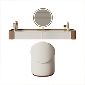 Minimalist White Floating Dressing Table - CharmyDecor