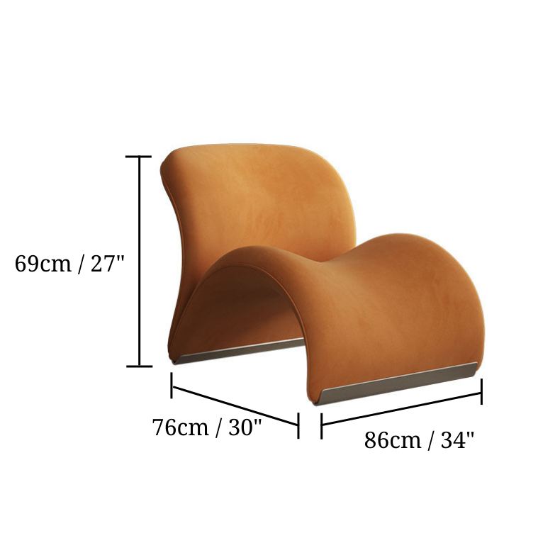 Modern Nordic Lip Lounge Chair – Stylish & Comfortable – CharmyDecor