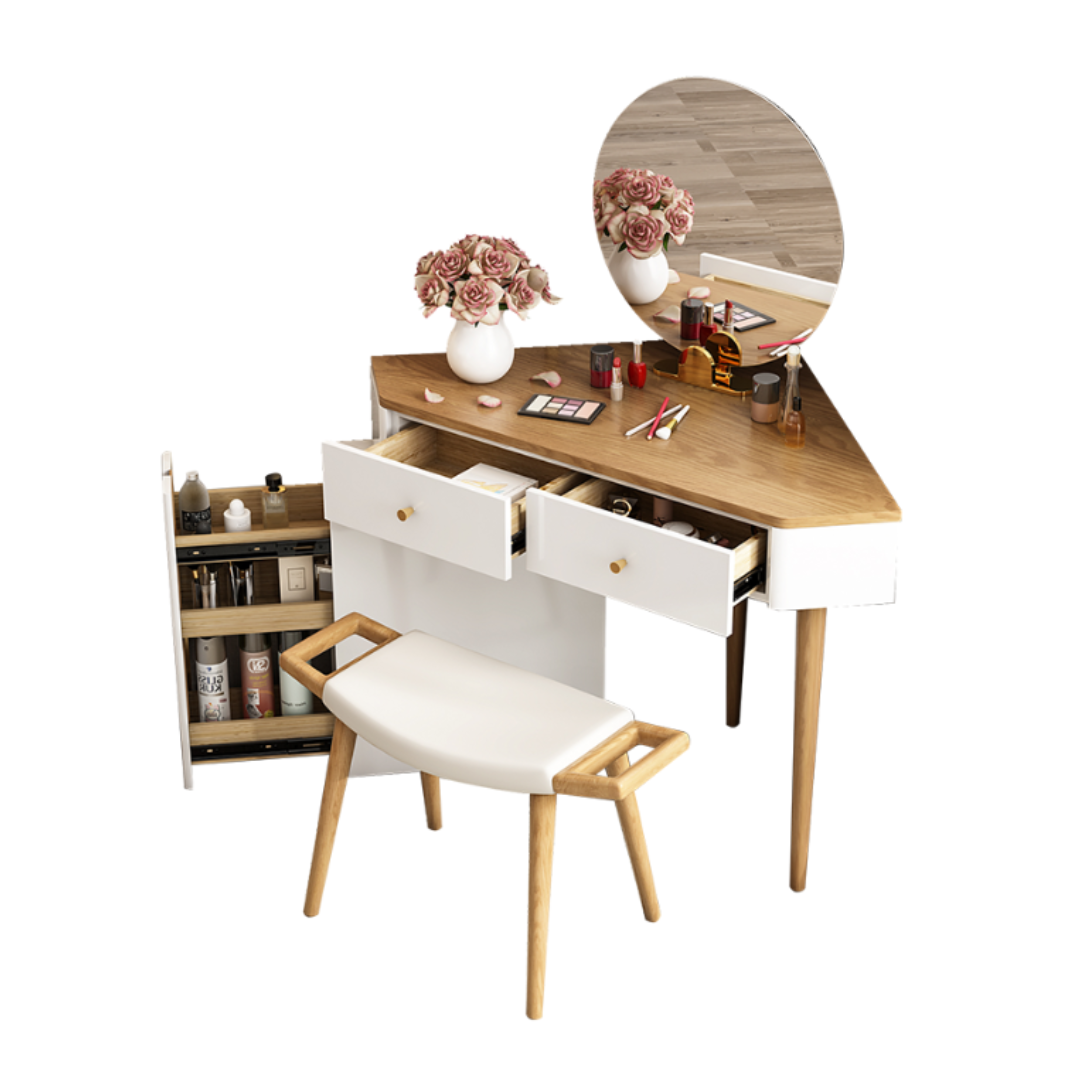 Modern Retractable Dressing Table - CharmyDecor