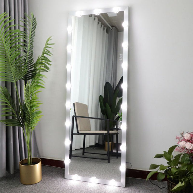 Modern Vanity Lighted Full-Body Mirror for Home Décor – CharmyDecor