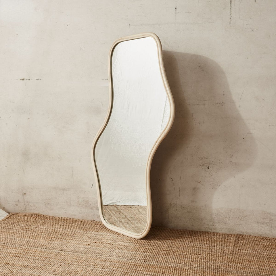 Irregular Large Decorative Floor Mirror for Home Decor – CharmyDecor