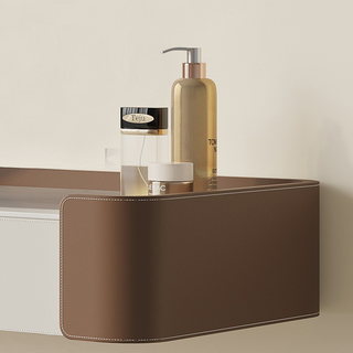Minimalist White Floating Vanity Table for Modern Spaces – CharmyDecor