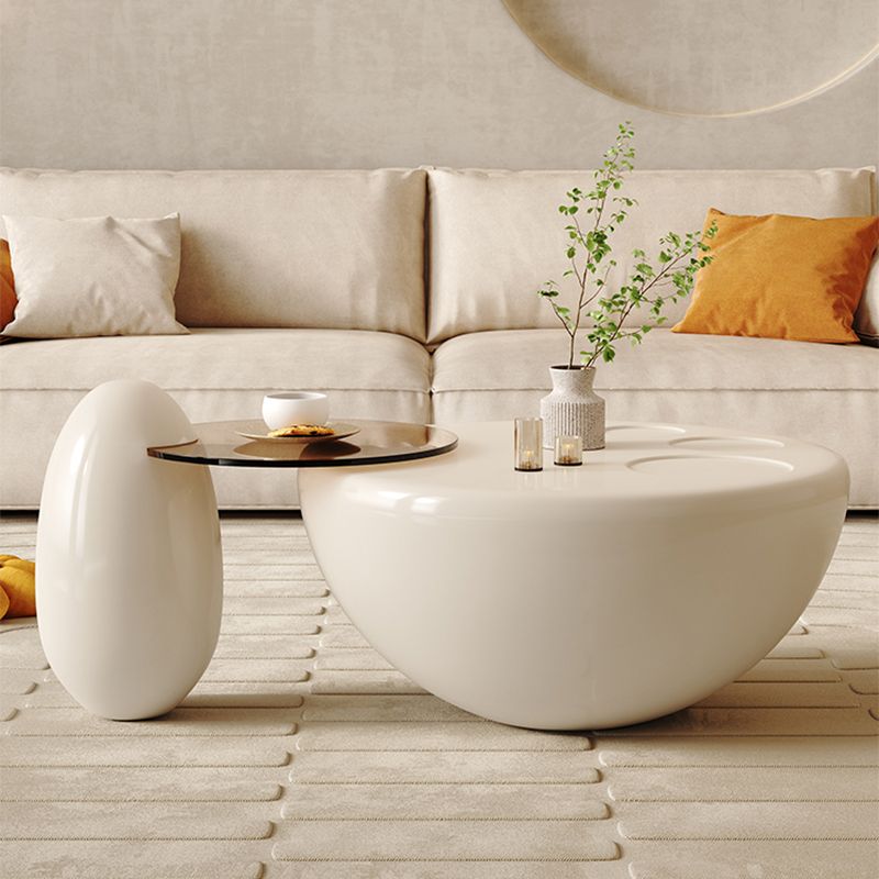 Contemporary Round Coffee Table Set - Modern Sleek Design – CharmyDecor