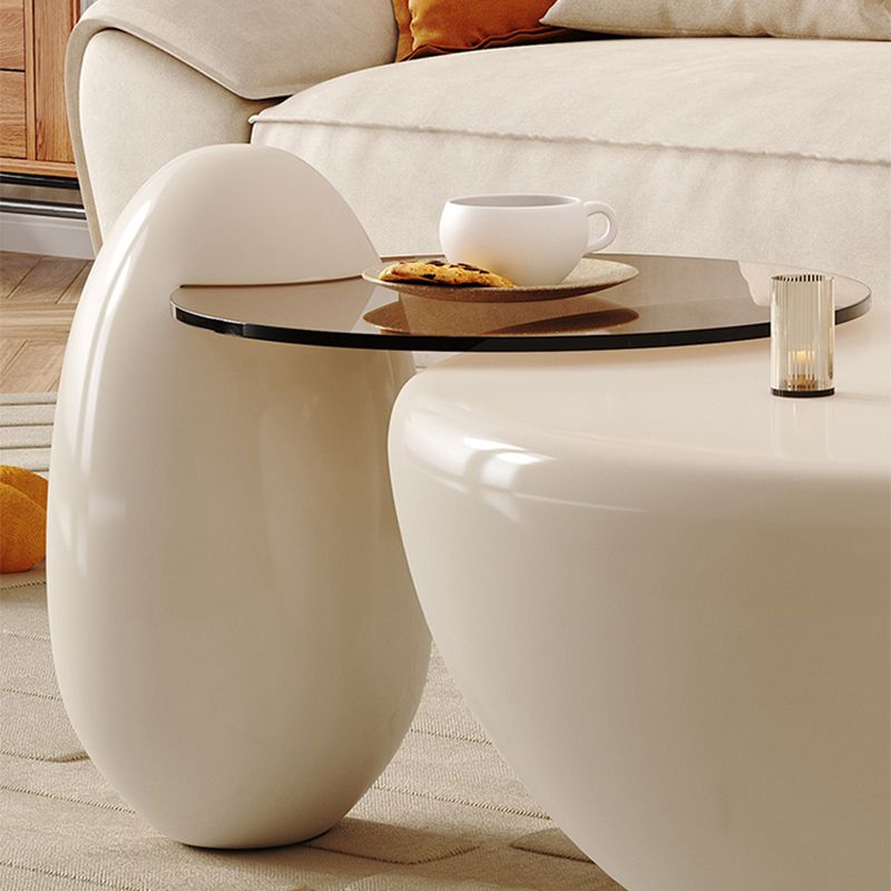 Contemporary Round Coffee Table Set - Modern Sleek Design – CharmyDecor
