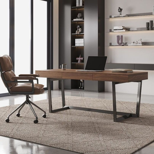 Stylish Solid Wood Computer Desk for Home Office – CharmyDecor