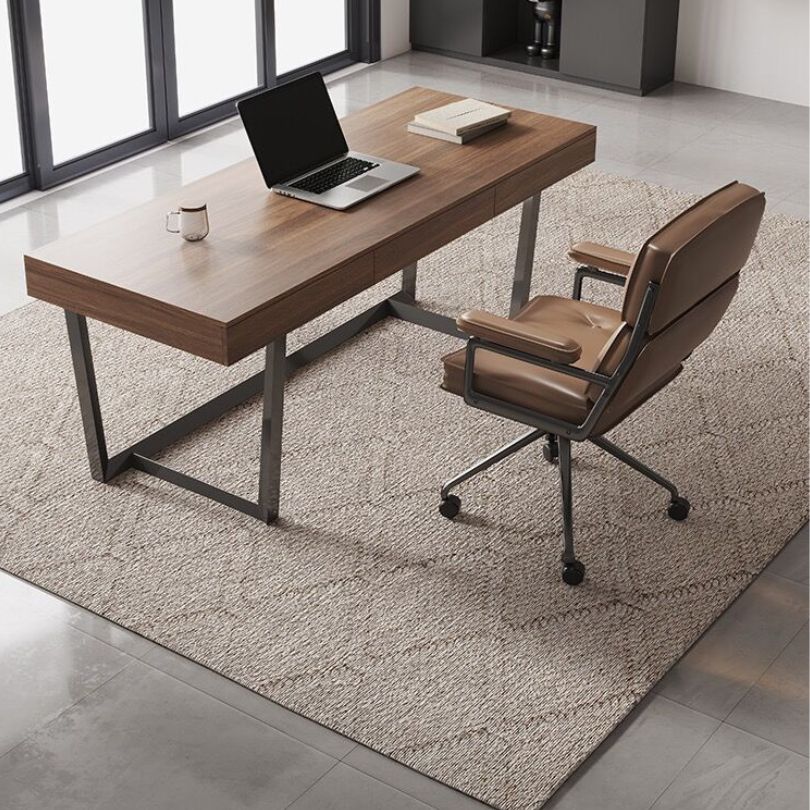 Stylish Solid Wood Computer Desk for Home Office – CharmyDecor