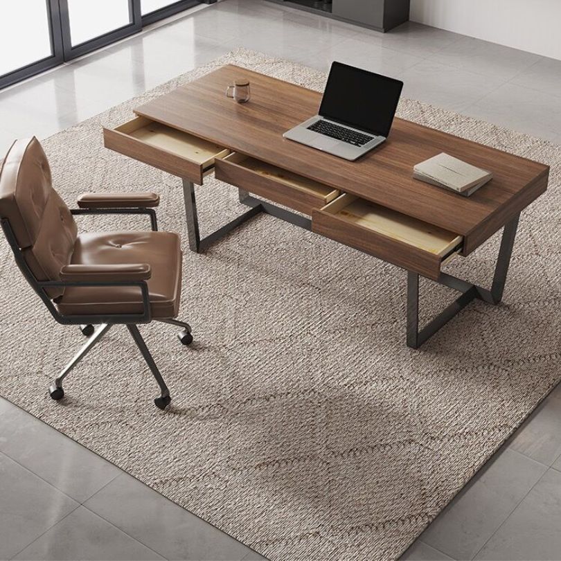 Stylish Solid Wood Computer Desk for Home Office – CharmyDecor