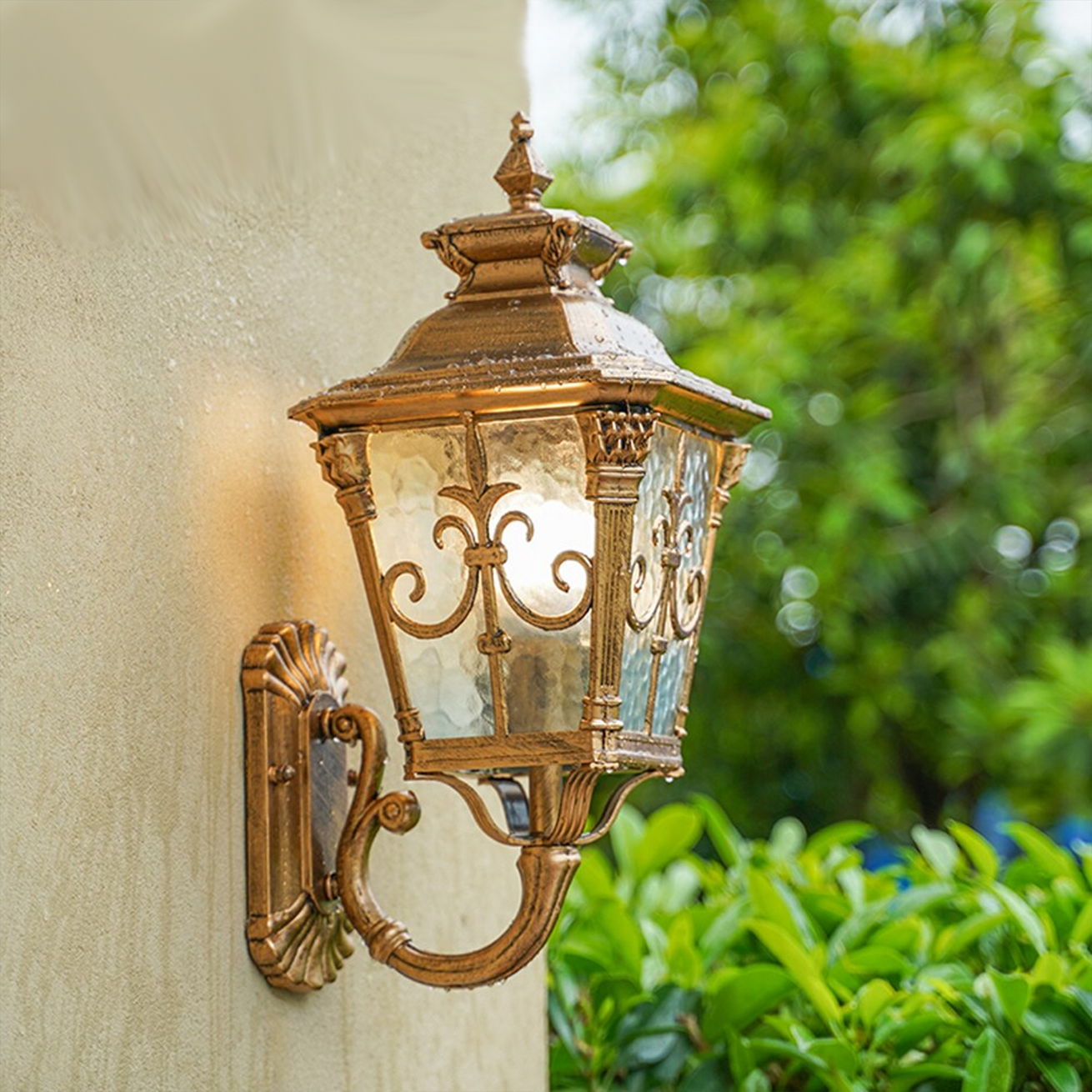 Retro Outdoor Wall Lamp for Patio Lighting – CharmyDecor