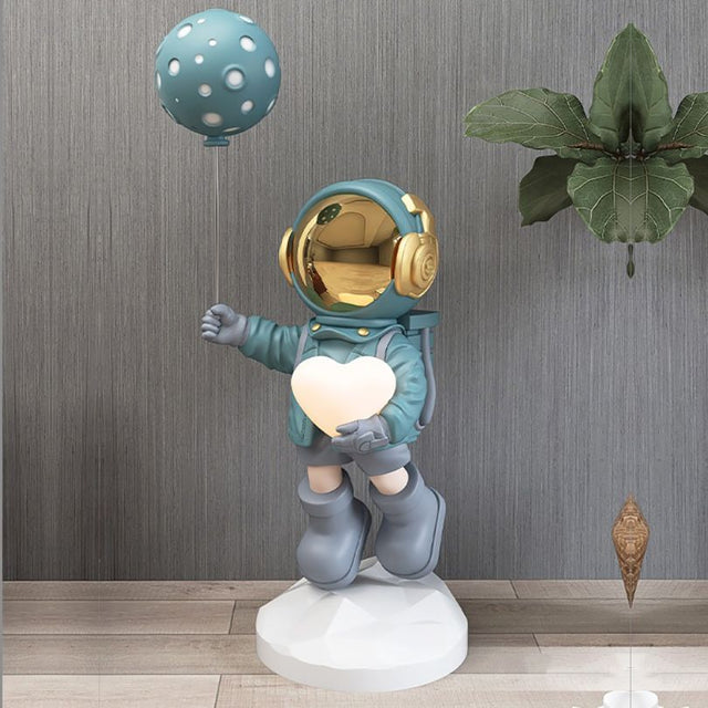 Modern Large Pink Astronaut Statue – CharmyDecor