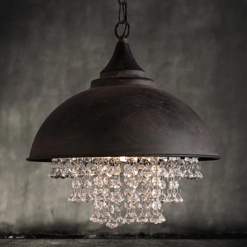 Rustic Industrial Metal Pendant Light Fixture – CharmyDecor
