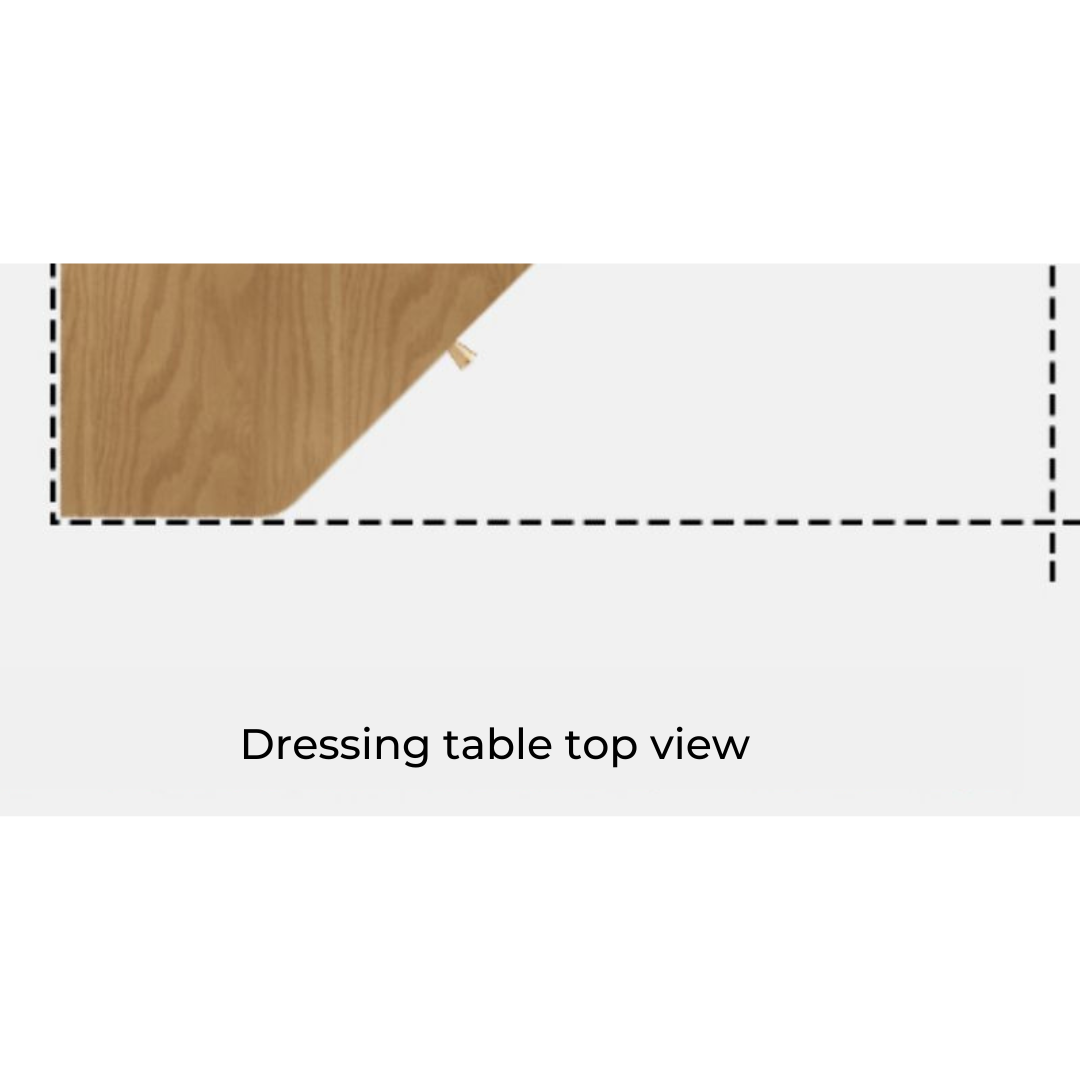 Modern Retractable Dressing Table - CharmyDecor